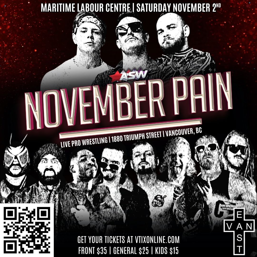 ALL STAR WRESTLING PRESENTS NOVEMBER PAIN Tickets - Venue Plus