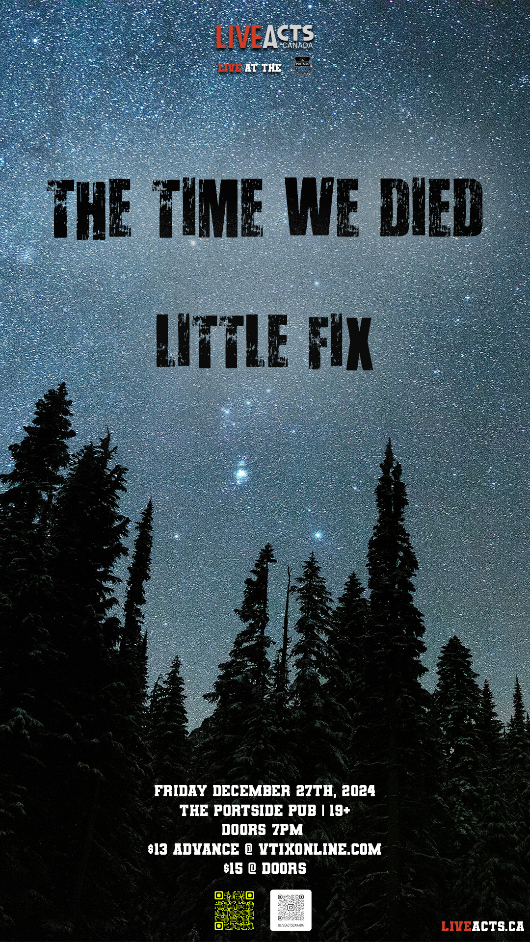 The Time We Died w/ Little Fix Tickets - Venue Plus